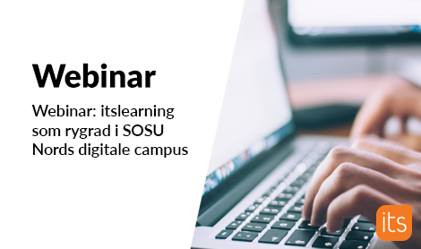 itslearning as the backbone of SOSU Nord's digital campus